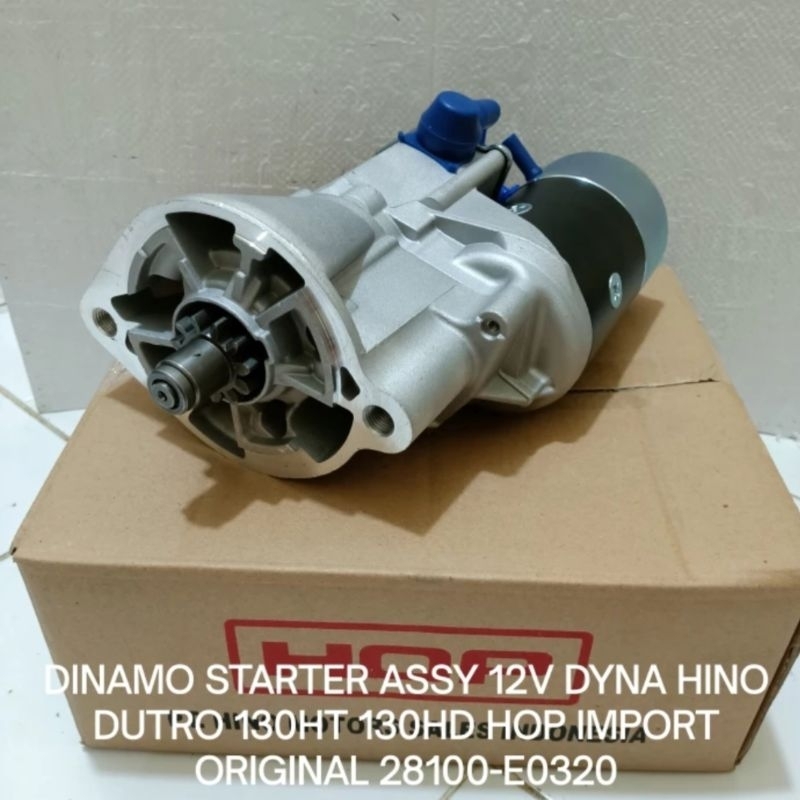 Jual DINAMO STARTER ASSY 12V DYNA HINO DUTRO 130HT 130HD HOP IMPORT ORIGINAL 28100-E0320 ...