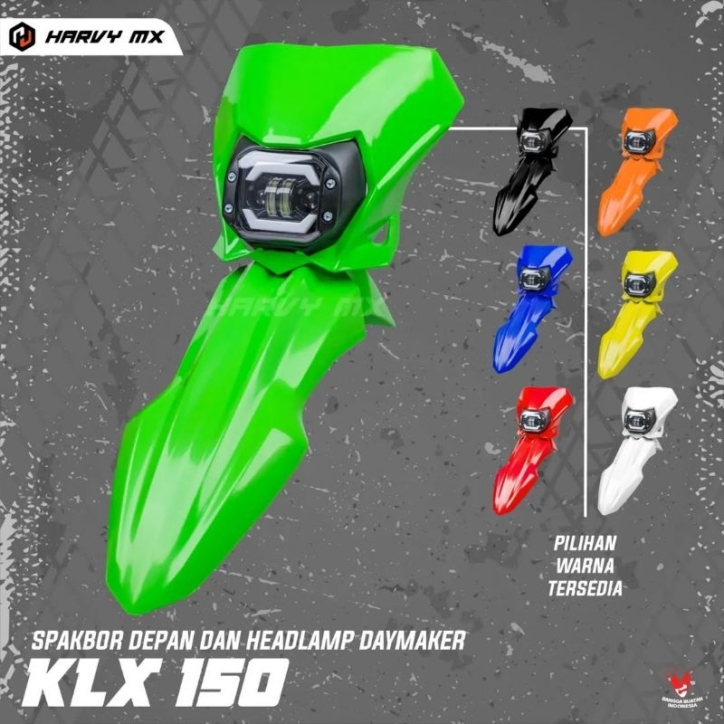 Jual Headlamp Daymaker KLX 150 BF dtracker reflektor Spakbor depan lampu depan lampu tembak ...