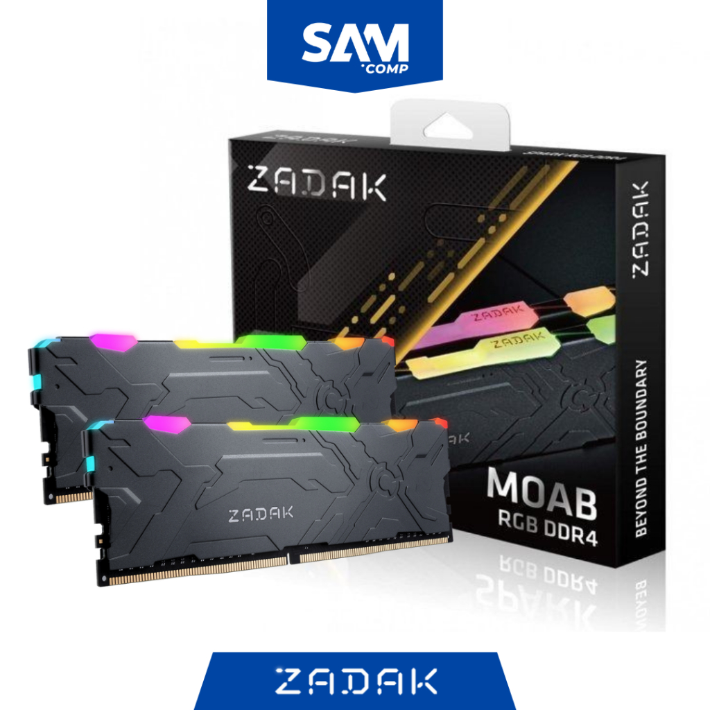 Jual Memory RAM PC ZADAK MOAB RGB 2x8GB DDR4 3200 Mhz | 16GB Kit PC ...