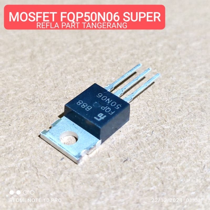 Jual ( 1 BUAH ) MOSFET 50N06 FQP FQP50N06 Transistor Fet FQP50N06 50A ...