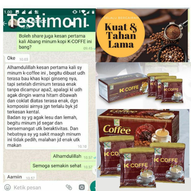 Jual Kopi Ginseng 4in1 isi 10pcs - Kopi Stamina Pria - Kopi Sachet BPOM ...
