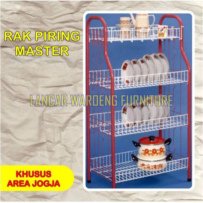 Jual Rak Piring Master 4 Susun/Rak Piring R04 Master | Shopee Indonesia