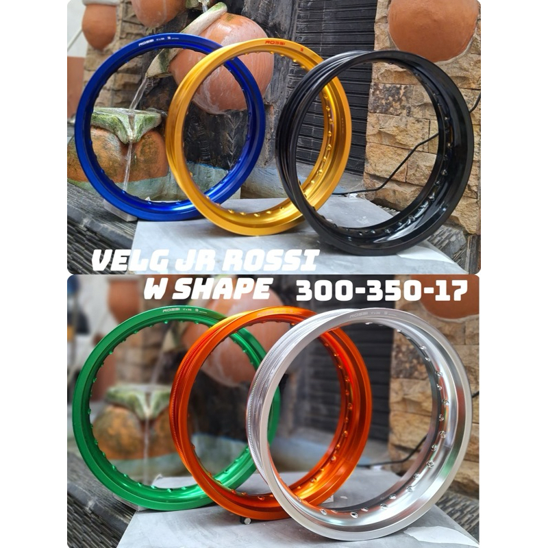 Jual Velg Rossi WM WS 140 160 185 215 250 300 350 Ring 17 Hole 32 Hole ...