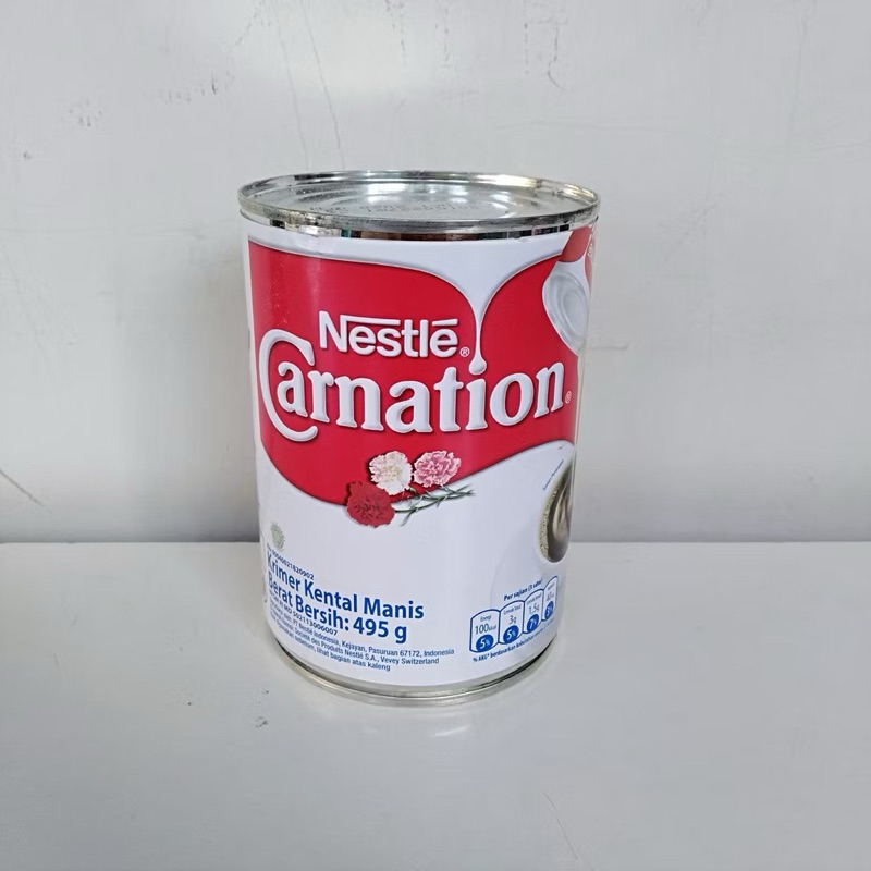 Jual susu kental manis kaleng carnation nestle 496g | Shopee Indonesia