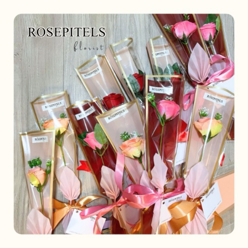Jual SINGLE Bouquet Artificial Flower - Buket 1 Tangkai Bunga Event ...