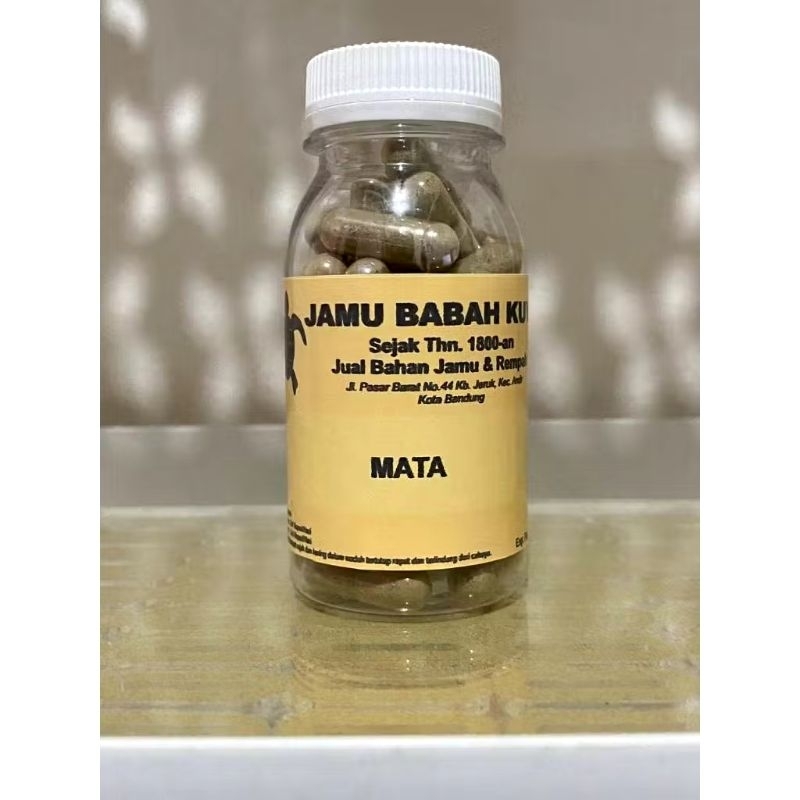 Jual PROMO DISKON Obat Jamu Kapsul Tradisional MATA, MURAH Racikan ...
