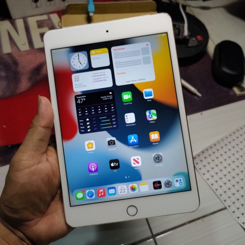 Jual IPAD MINI 4 128GB WIFI + CELL BUKAN BYPASS GOLD | Shopee Indonesia