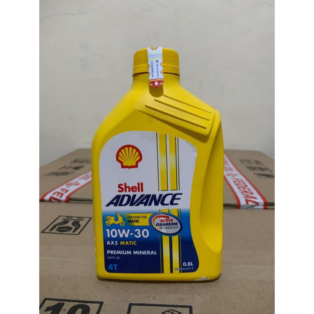 Jual Shell Advance Matic Oil A+5 10W-30 Warna Premium Mineral 4T ...