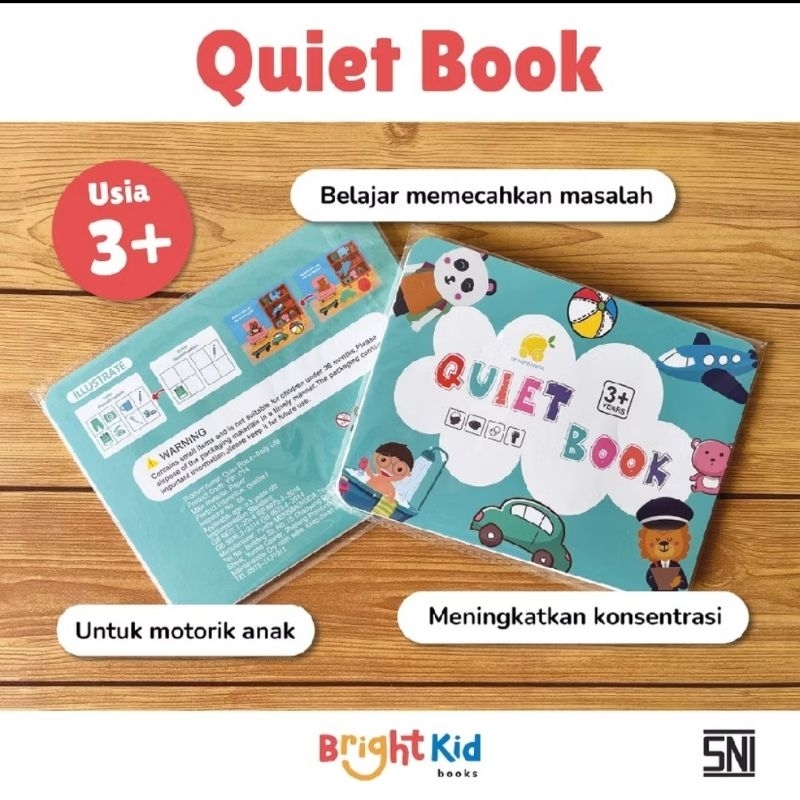 Jual Busy Book 10 halaman / Quiet Book / Mainan edukasi anak / Activity ...