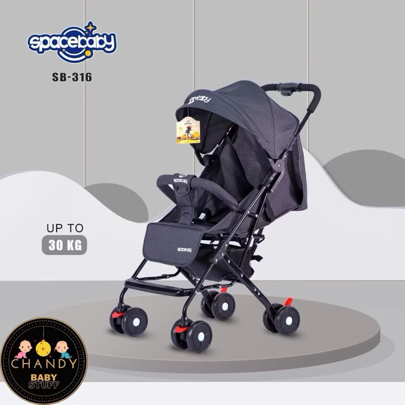 Jual STROLLER SPACE BABY SB 316 CABIN SIZE | Shopee Indonesia