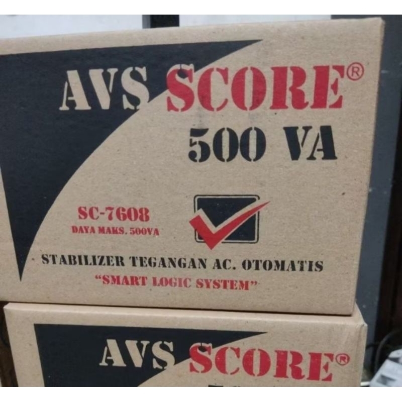 Jual AVS SCORE 500VA STABILIZER TEGANGAN AC OTOMATIS | Shopee Indonesia