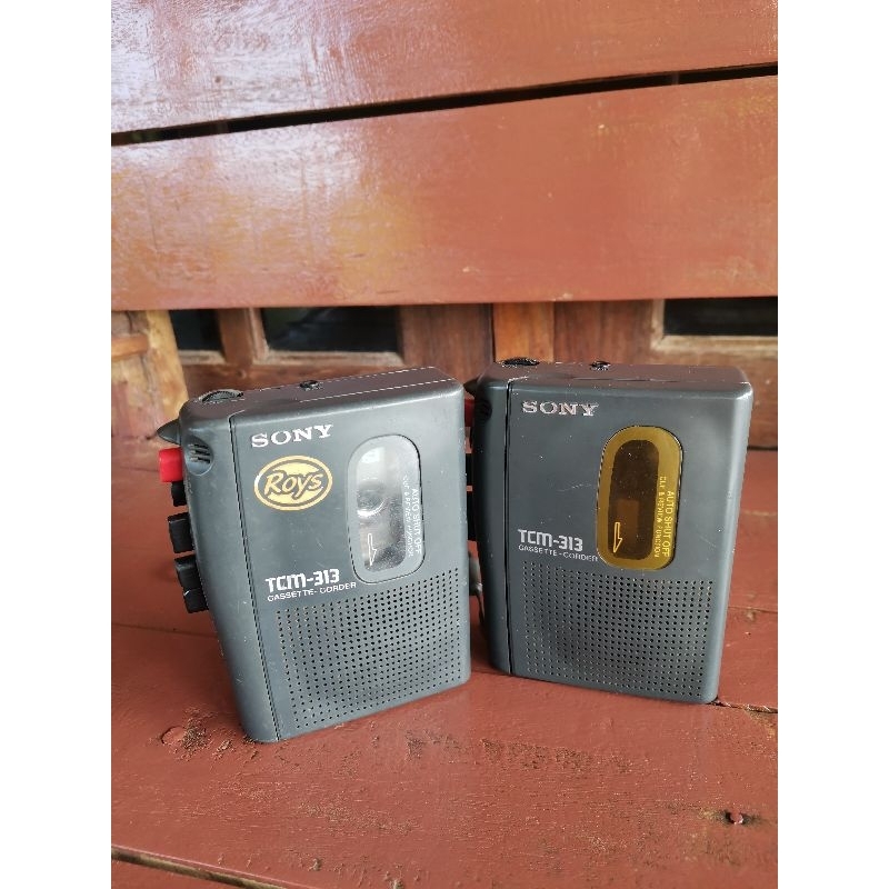 Jual Walkman Sony TCM-313 Cassette corder dapat 2 unit | Shopee Indonesia
