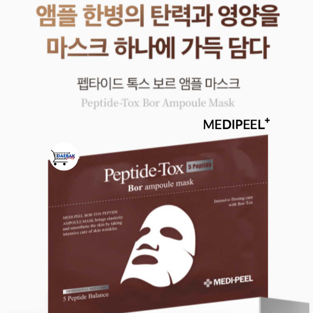 Jual MEDI-PEEL Peptide Tox 5 Peptide Bor Ampoule Mask 30ml | Shopee ...