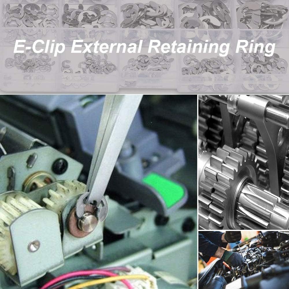 Jual Circlip Spi E-Clip 120pcs Set 1.5-10mm External Retaining Snap ...