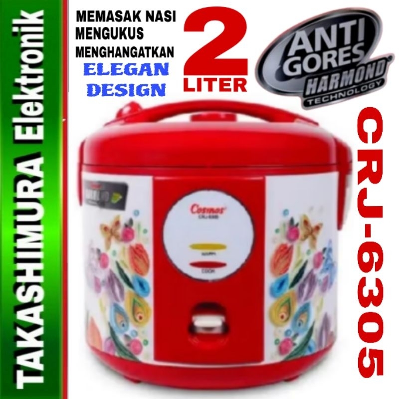 Jual Cosmos Magic Com/Rice Cooker CRJ-6305 HARMOND ANTI GORES | Shopee ...