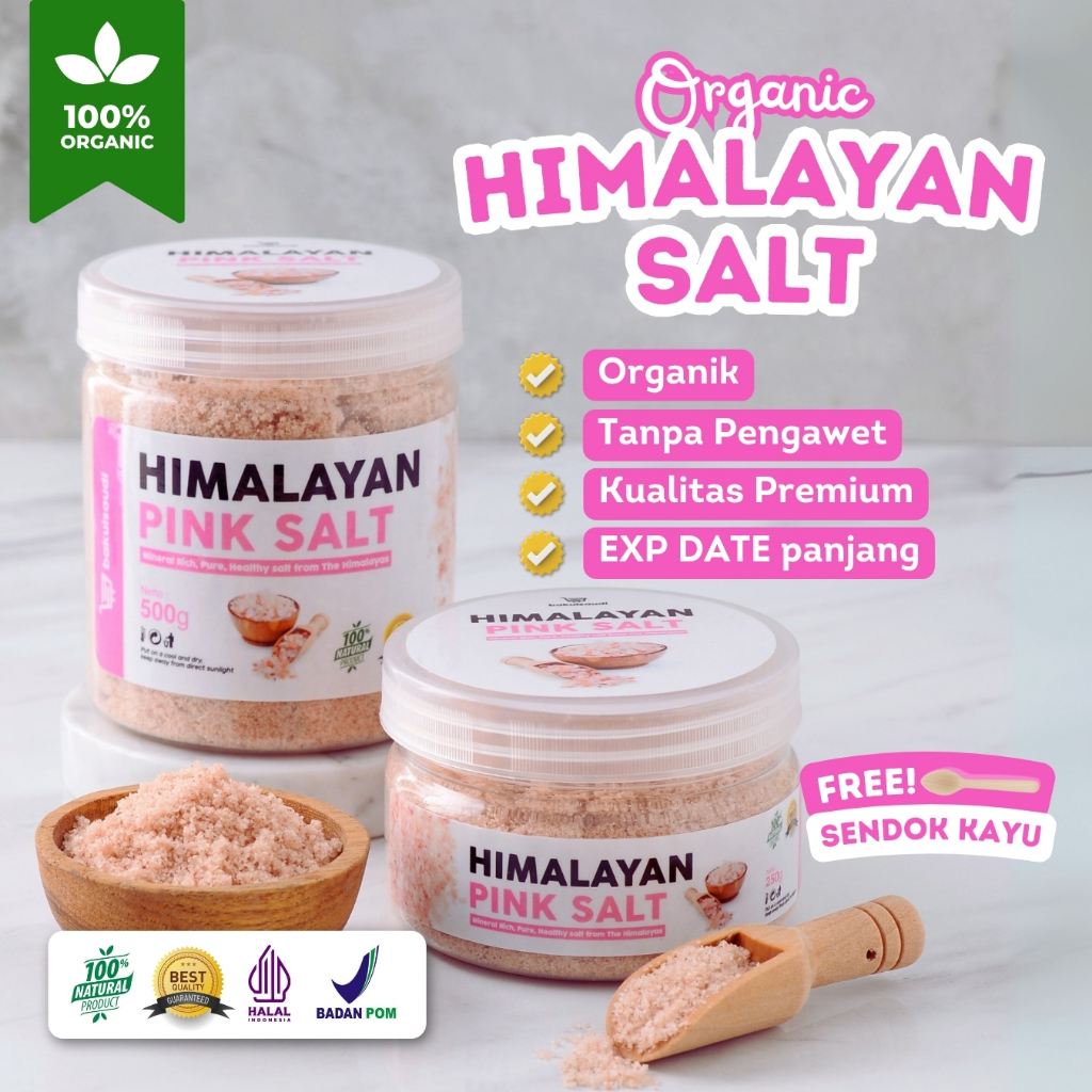 Jual Garam Himalaya Premium Organic Original 100% Natural / Himsalt ...