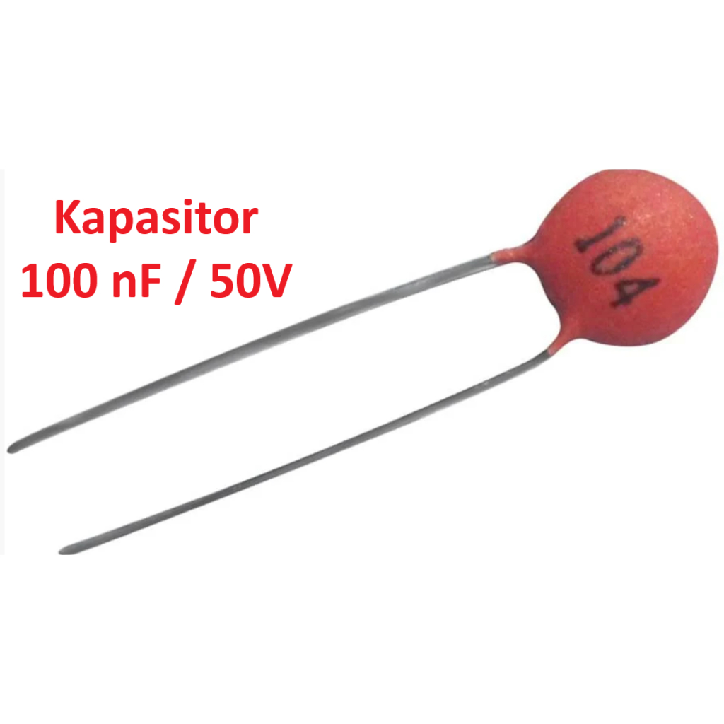 Jual Kapasitor CAPACITOR CERAMIC KERAMIK Multilayer 100 nf 100nF 104 0.1uF 50V | Shopee Indonesia