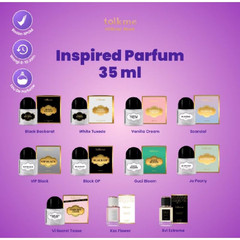 Jual TALKME parfum 35ml elegan EDP parfume perfume tahan lama new oud ...