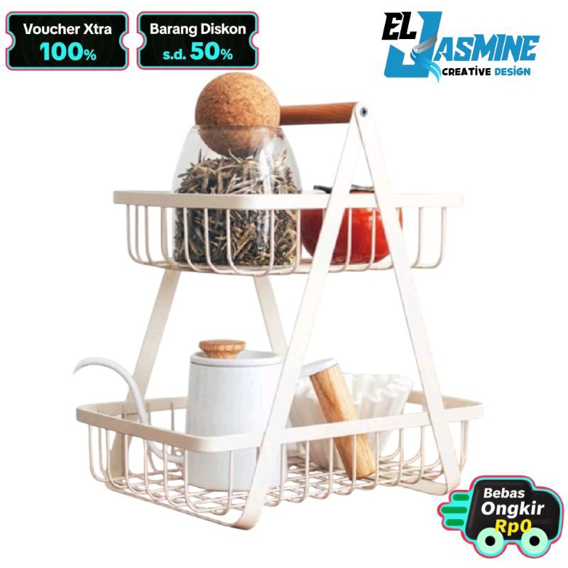Jual Rak segitiga 2 tingkat untuk buah dan sayuran dan makanan lainnya ...