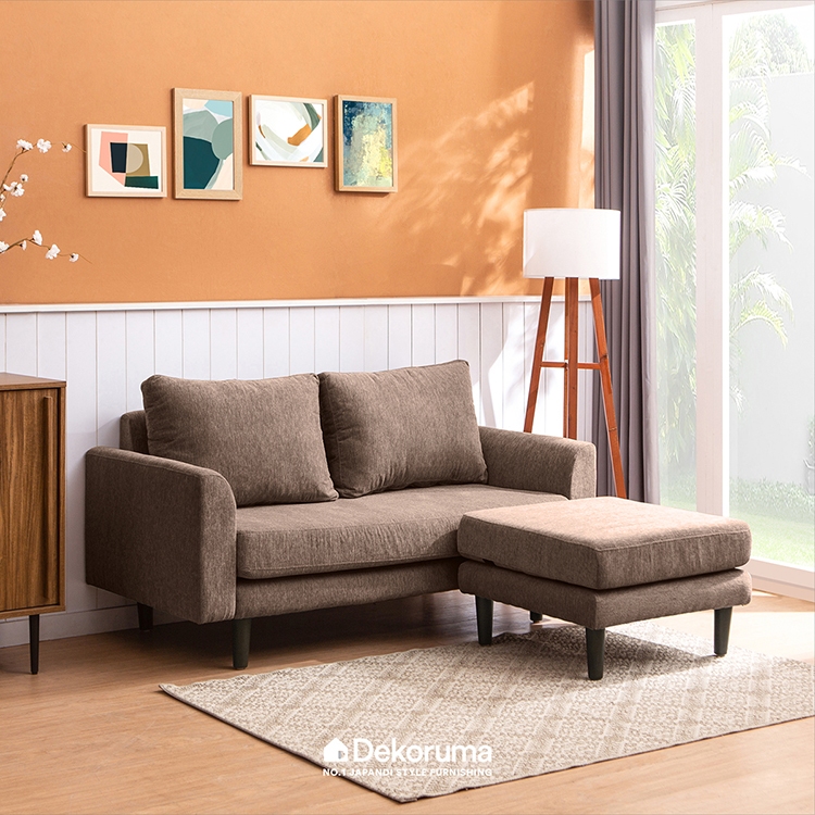 Jual Dekoruma NITTA Sofa Tamu L Kain Minimalis / Sofa Japandi ...