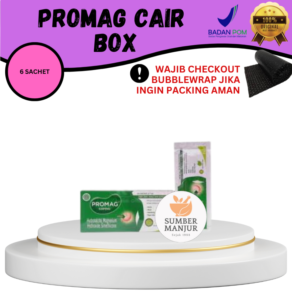 Jual PROMAG CAIR BOX ISI 6 SACHET | Shopee Indonesia