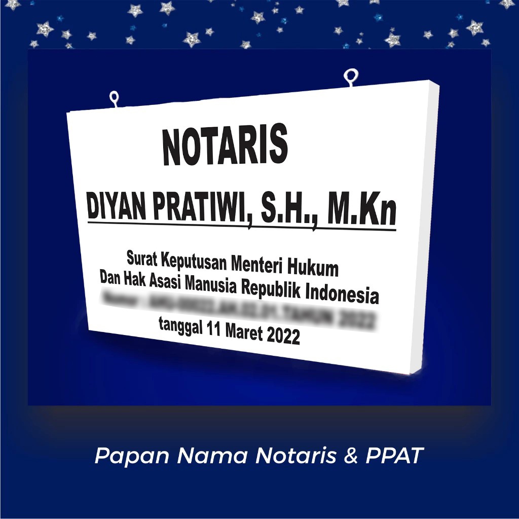 Jual Papan Nama Notaris & PPAT | Shopee Indonesia