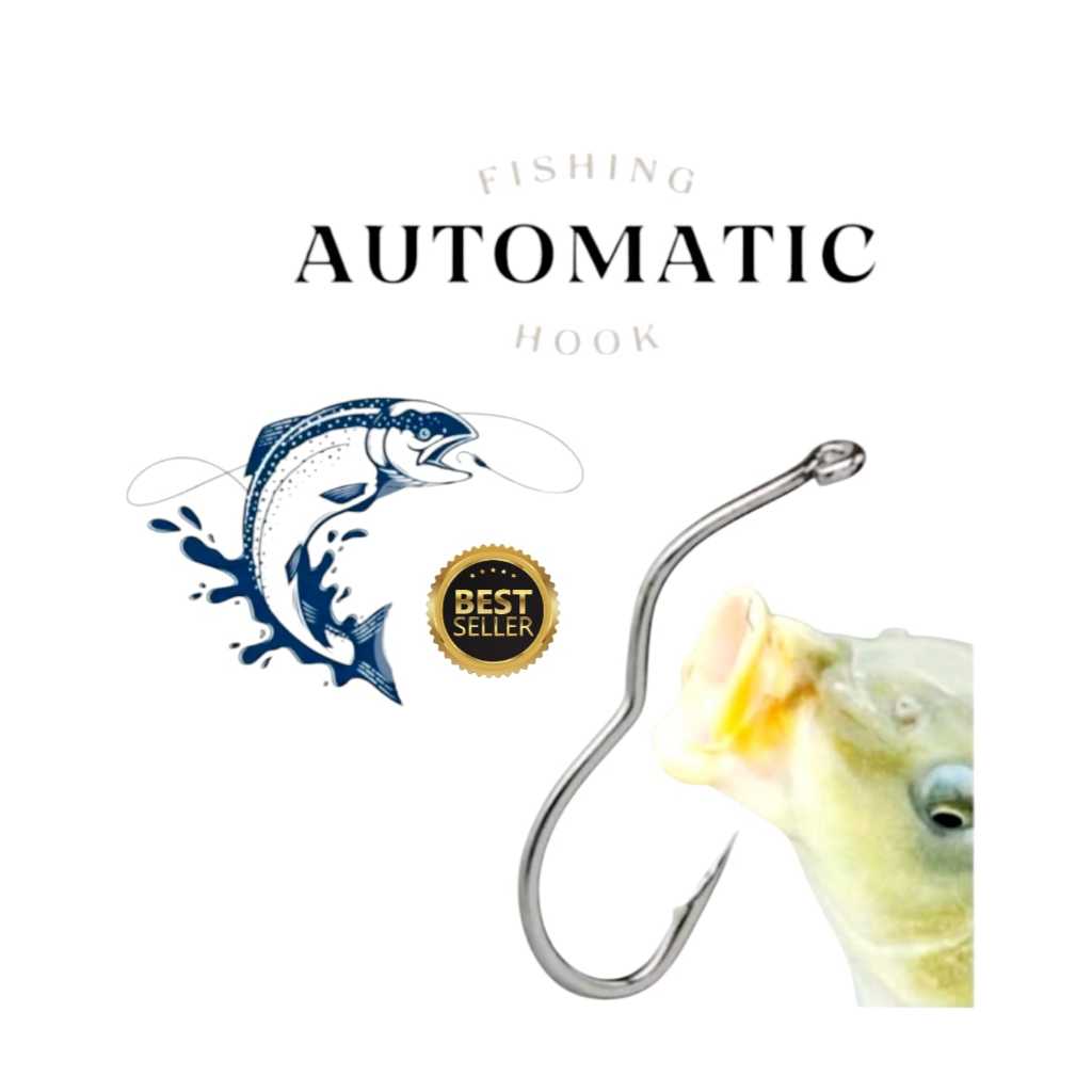 Jual PANCING OTOMATIS ISI 12PCS KAIL PANCING ANTI MOCEL FLIP HOOK KAIL ...