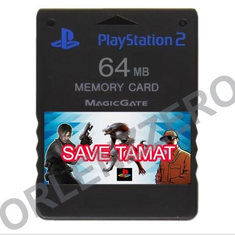 Jual Memory Card PS2 save tamat 250 full game 64mb | Shopee Indonesia
