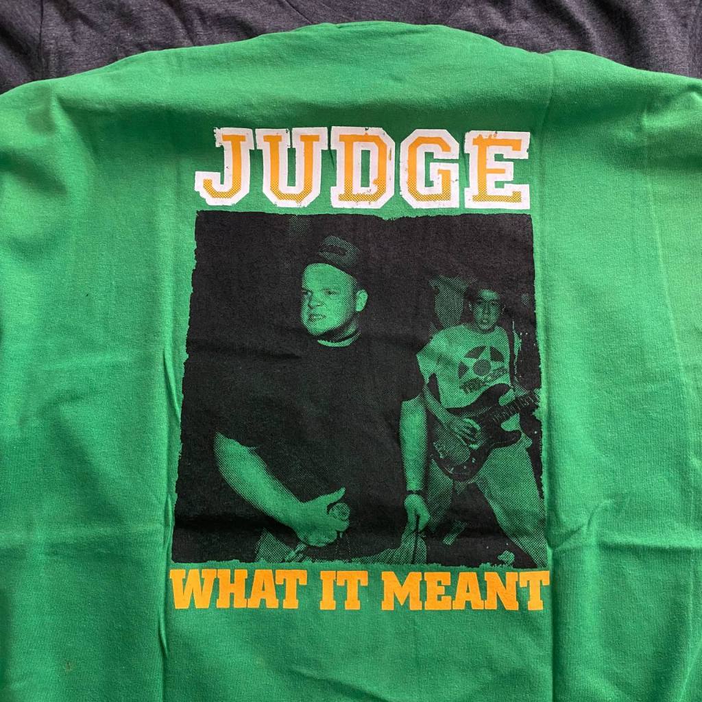 Jual JUDGE WHAT IT MEANT KAOS T-SHIRT XL VINTAGE HARDCORE PUNK ROCK ...