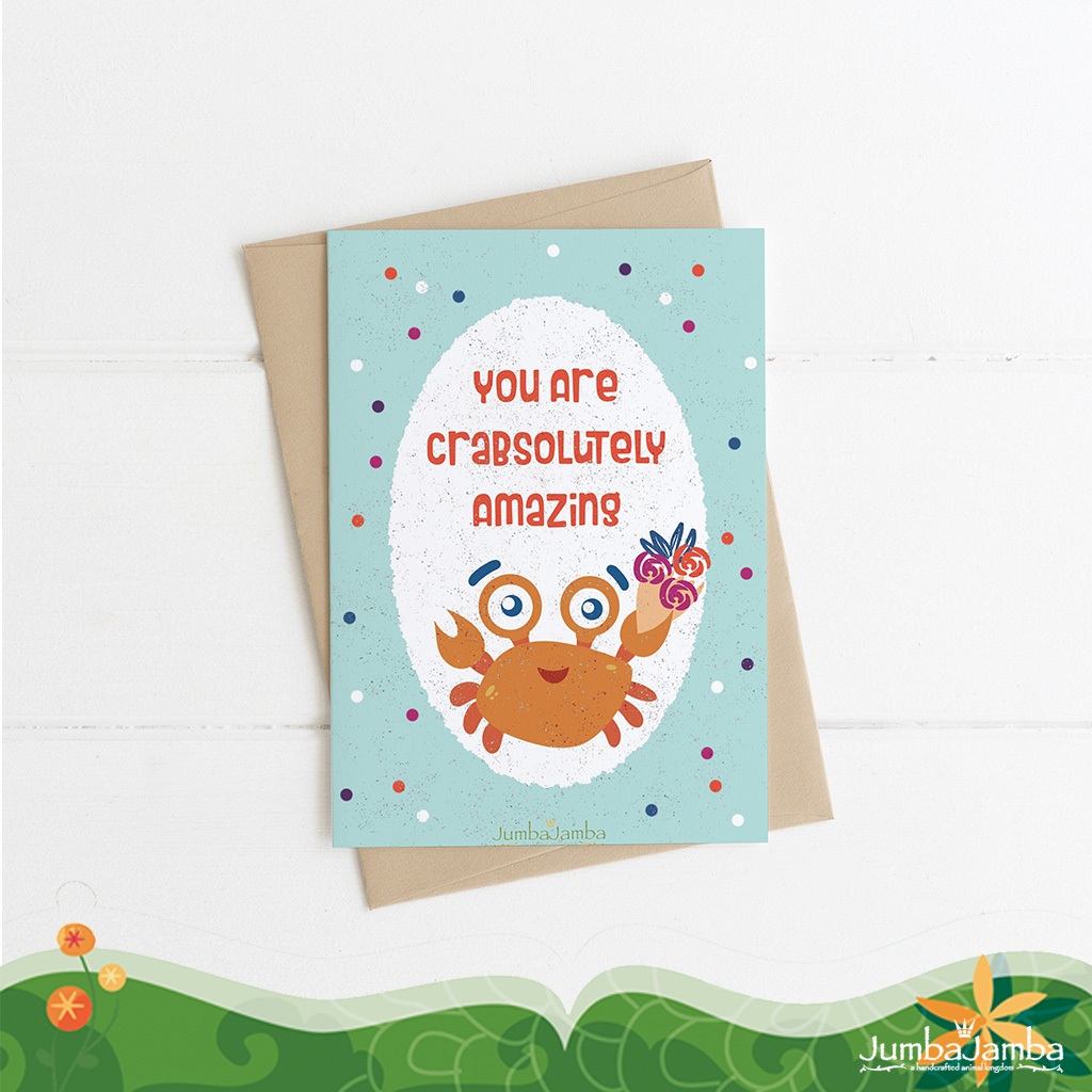 Jual Jumba Jamba Kartu Ucapan Pemberi Semangat A6 - Crab Absolutely ...