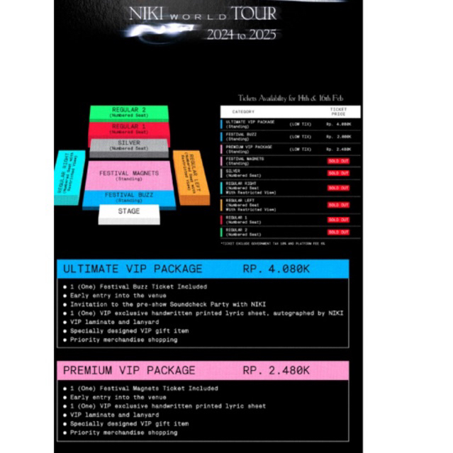Jual Tiket Konser NIKI BUZZ TOUR Jakarta 2025 | Shopee Indonesia