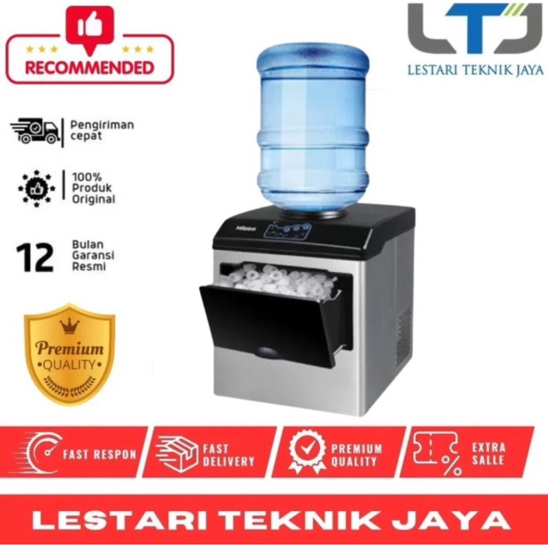 Jual Ice cube maker machine HZB 25BF mesin pembuat es batu 25 kg / 24 ...