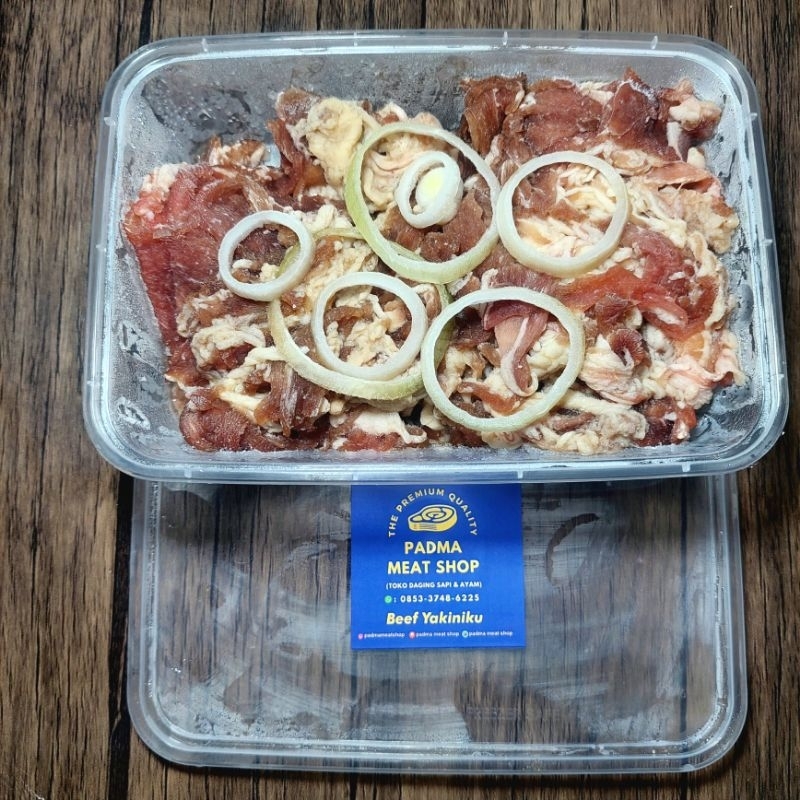 Jual Beef Reguler Trimming Slice Yakiniku Marinated / Daging Sapi ...
