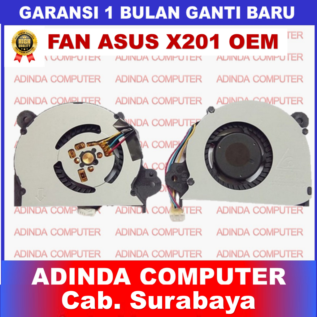 Jual Fan Laptop Asus X201 X202E S200E Q200E X201EV X201E X202EV ...