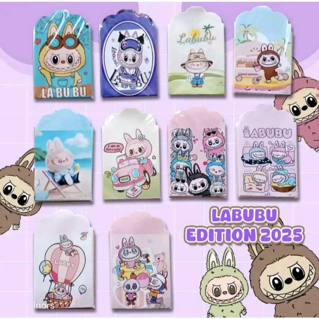 Jual [100 lembar] AMPLOP LABUBU MEDIUM 10 motif | Shopee Indonesia