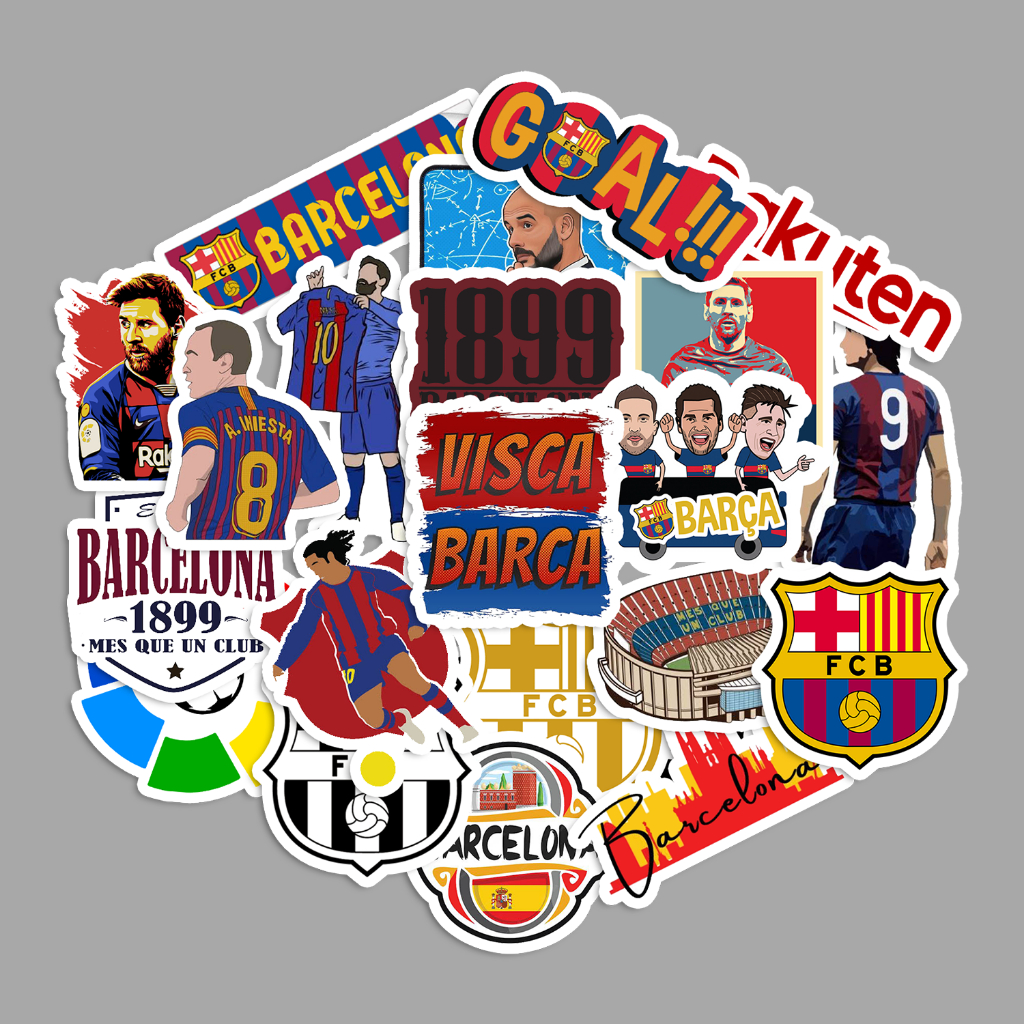 Jual STICKER PACK - FC BARCELONA | STICKER KOPER STICKER TUMBLER ...