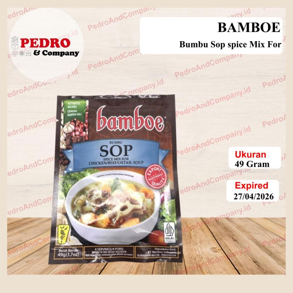 Jual Bamboe bumbu sop ayam sapi buntut - instant spice for chicken beef ...
