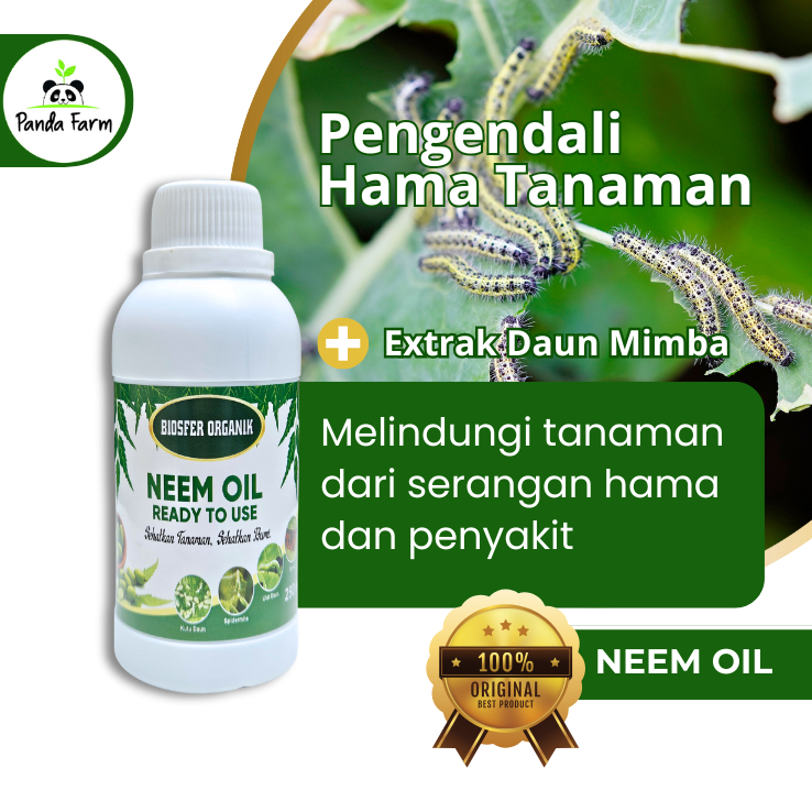 Jual 250ml Pestisida Organik Neem Oil /Minyak Mimba dari Biosfer ...