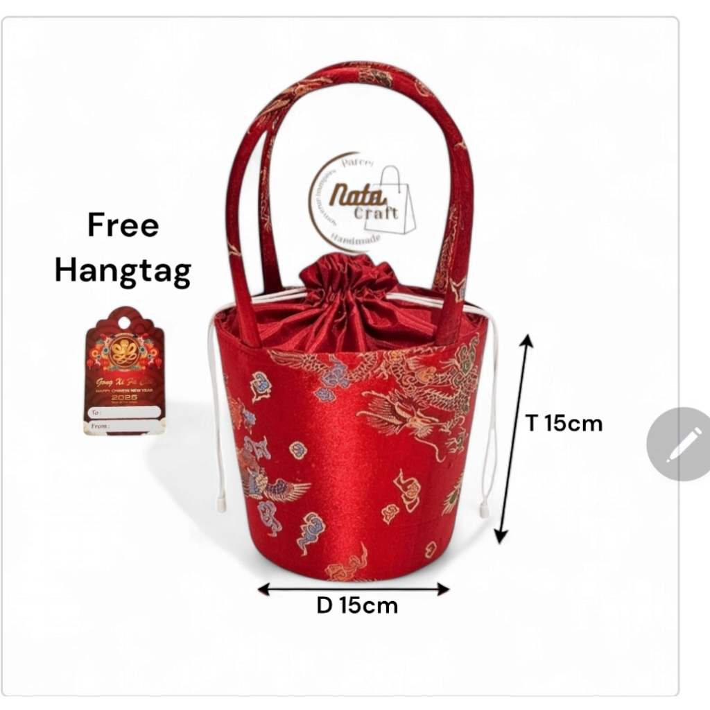 Jual Nata craft-Tas Hampers Chinese New Year Tas Parcel Ember Cheongsam ...