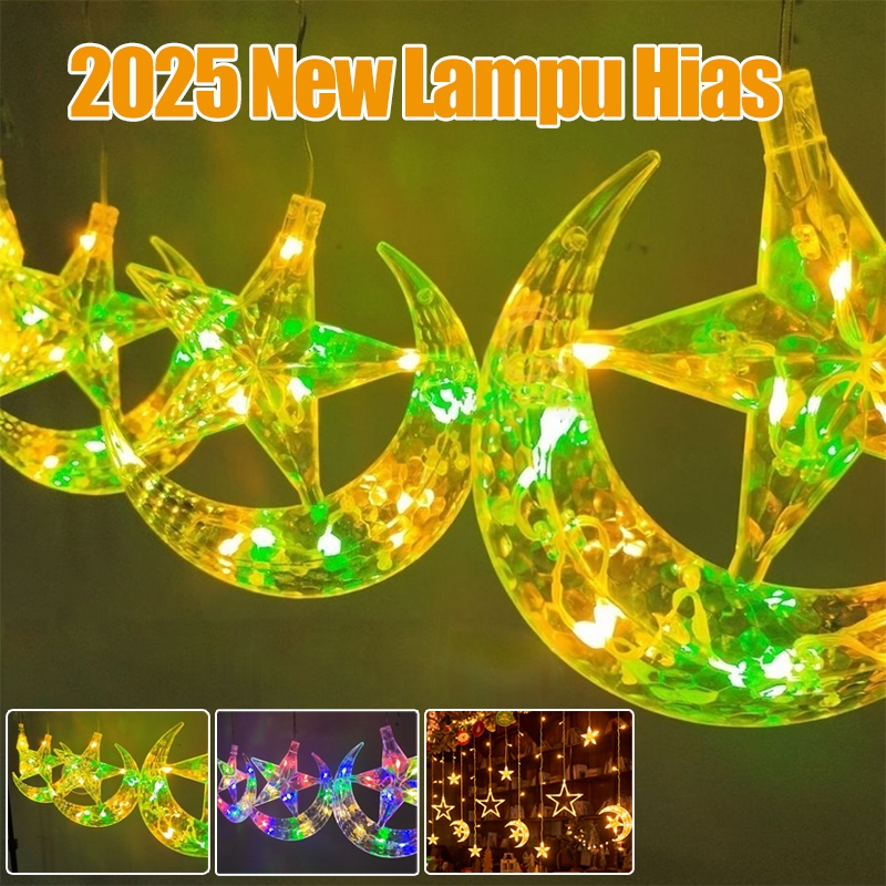 Jual [Ready stock] 2025 Lampu Ramadhan 4 Meter Lampu Hias Lampu LED ...