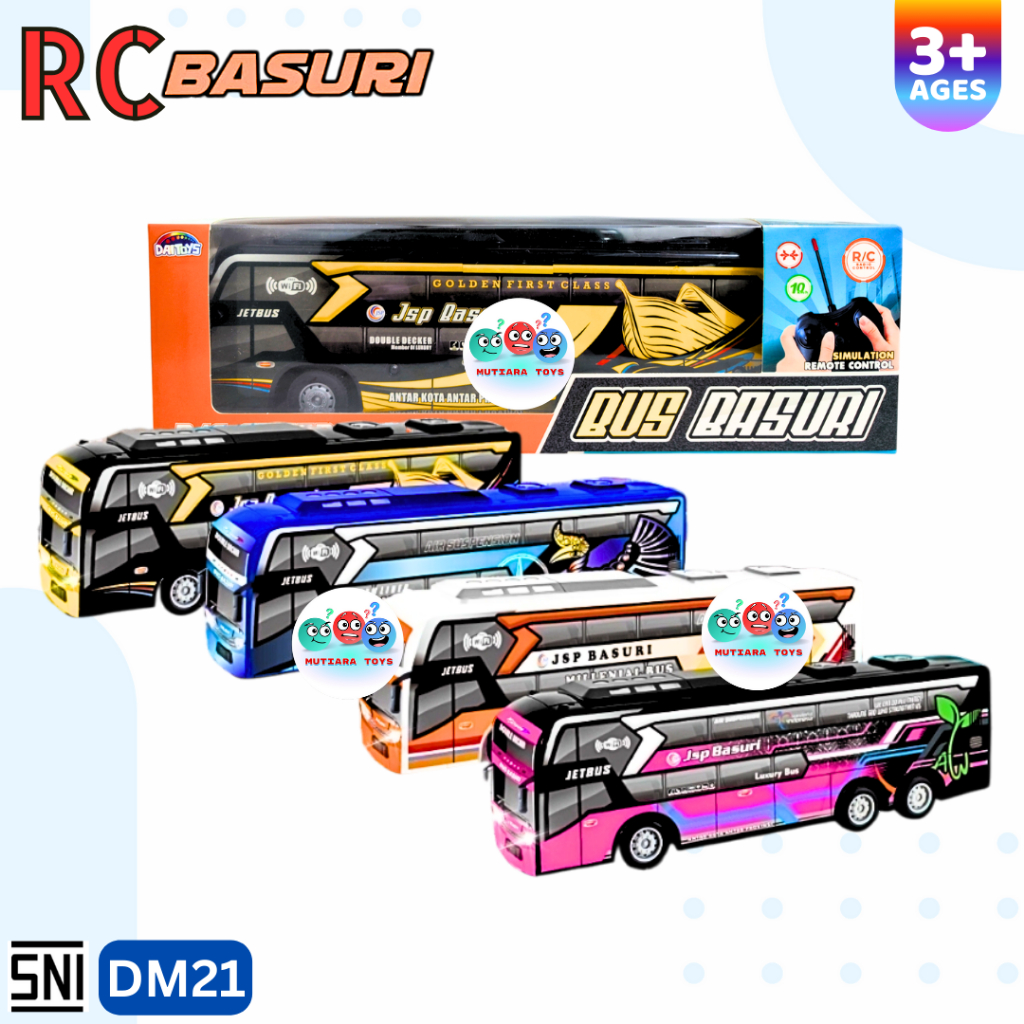 Jual MM Mainan Mobil RC Bus Basuri Telolet DM21 | Shopee Indonesia
