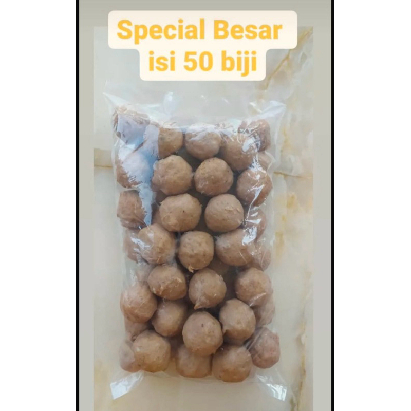 Jual bakso isi 50 biji/ pentol/ bakso besar | Shopee Indonesia