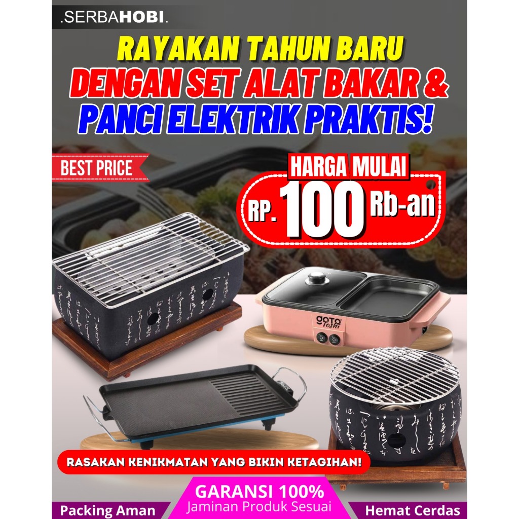 Jual SET ALAT BAKAR / PEMANGGANGAN BBQ GRILL YAKINIKU DAN PANCI ...