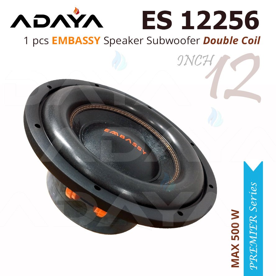 Jual Subwoofer Embassy 12 Inch Double Coil Double Magnet 500W Premier ...