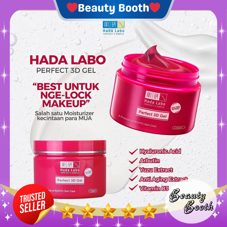 Jual HADA LABO 3D Gel Perfect Moisturizing Whitening Anti Aging ...