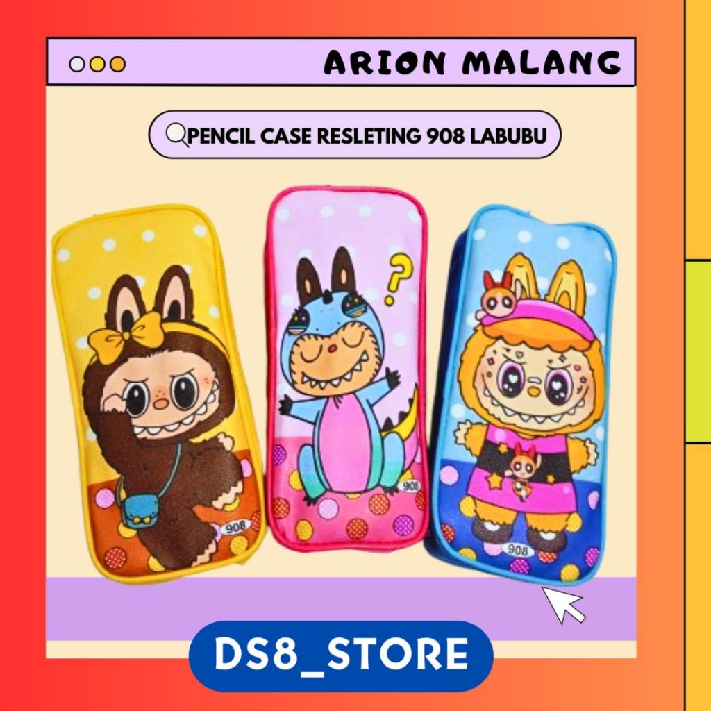 Jual FANCY PENCIL CASE RESLETING 908 LABUBU | Shopee Indonesia