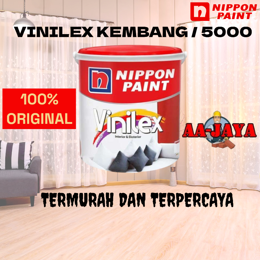 Jual NIPPON VINILEX KEMBANG 5 KG Wall Arte NP N 1865 P ( TINTING ) | Shopee Indonesia
