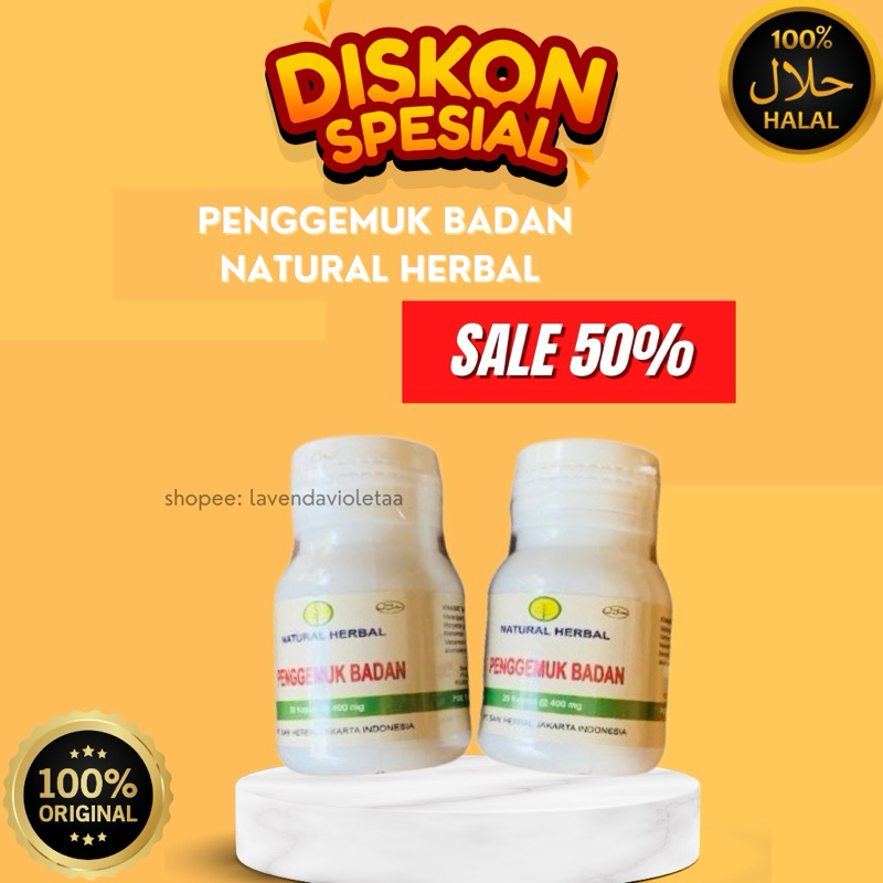 Jual Obat Gemuk Penggemuk Badan Natural Herbal Original Penambah Nafsu ...