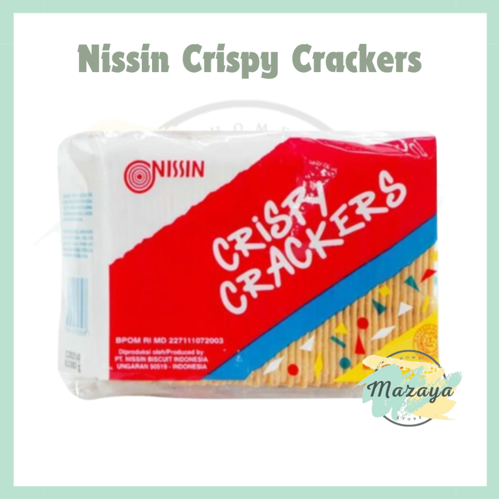 Jual NISSIN CRISPY CRACKERS BISKUIT KEMASAN 250 GR - MAZAYA HOMESTORE ...