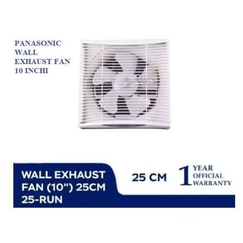 Jual Panasonic FV25RUN Exhaust Fan 10 inch Exhaust Dinding FV-25RUN FV ...